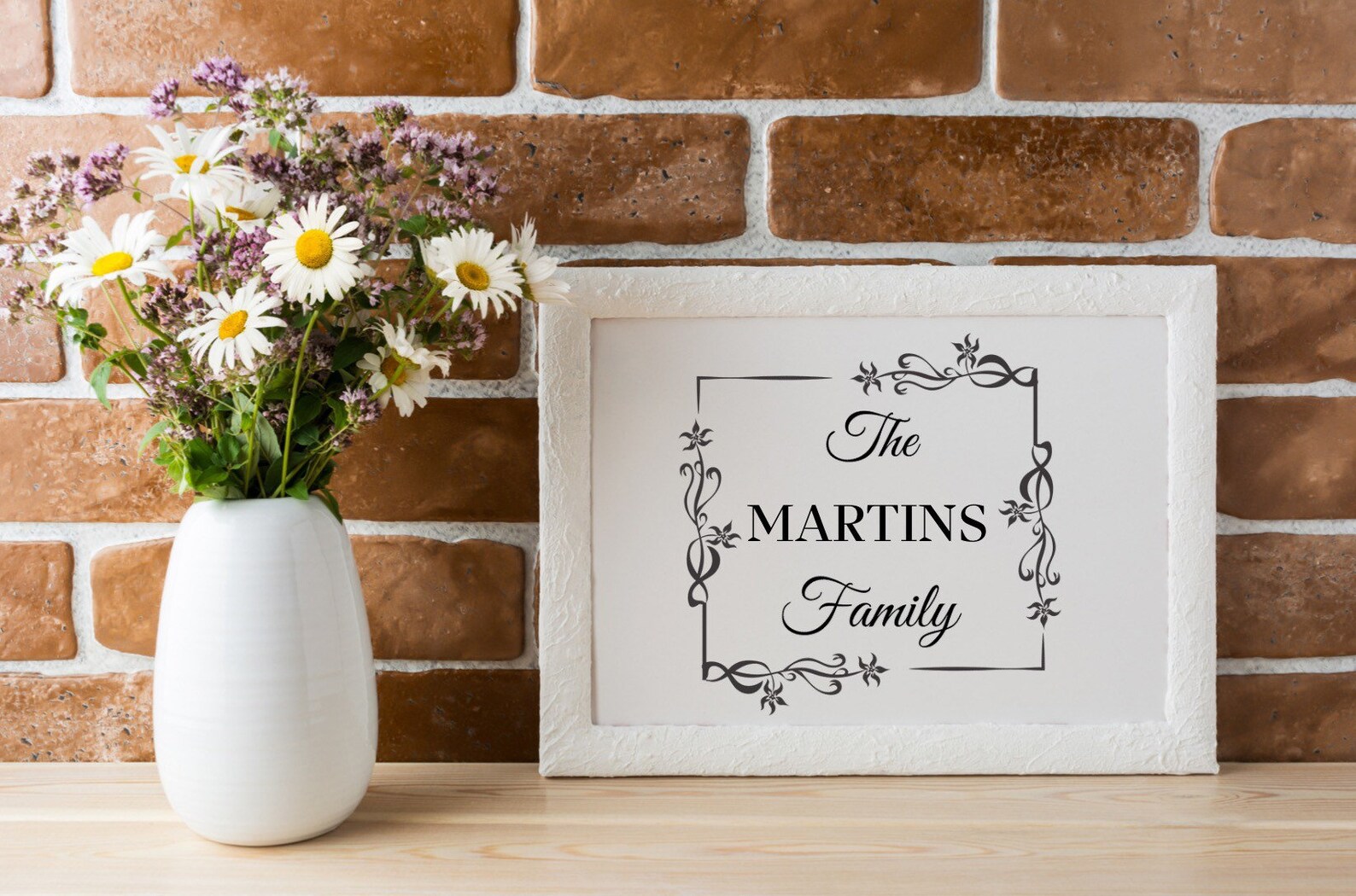 Family Name Svg, Family Monogram Svg, Family Frame Bundle, Family Name ...