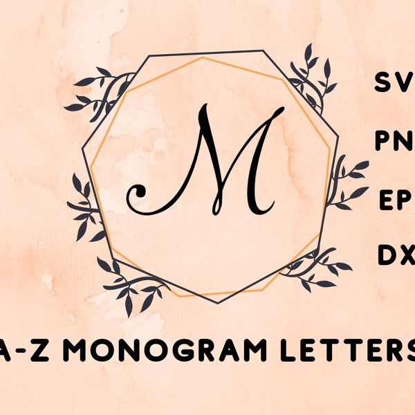 Monogram Letters - Etsy