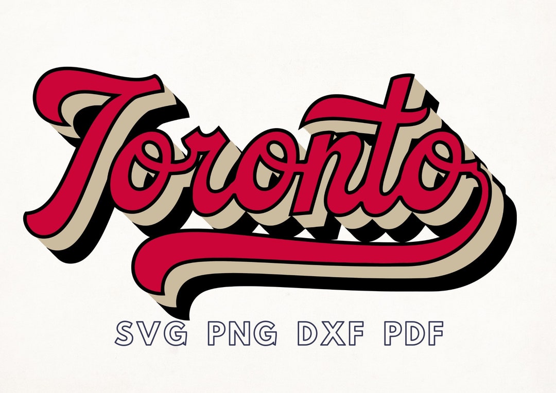 Toronto Svg, Retro Wavy Font Svg, Toronto Stencil, Toronto Gifts ...