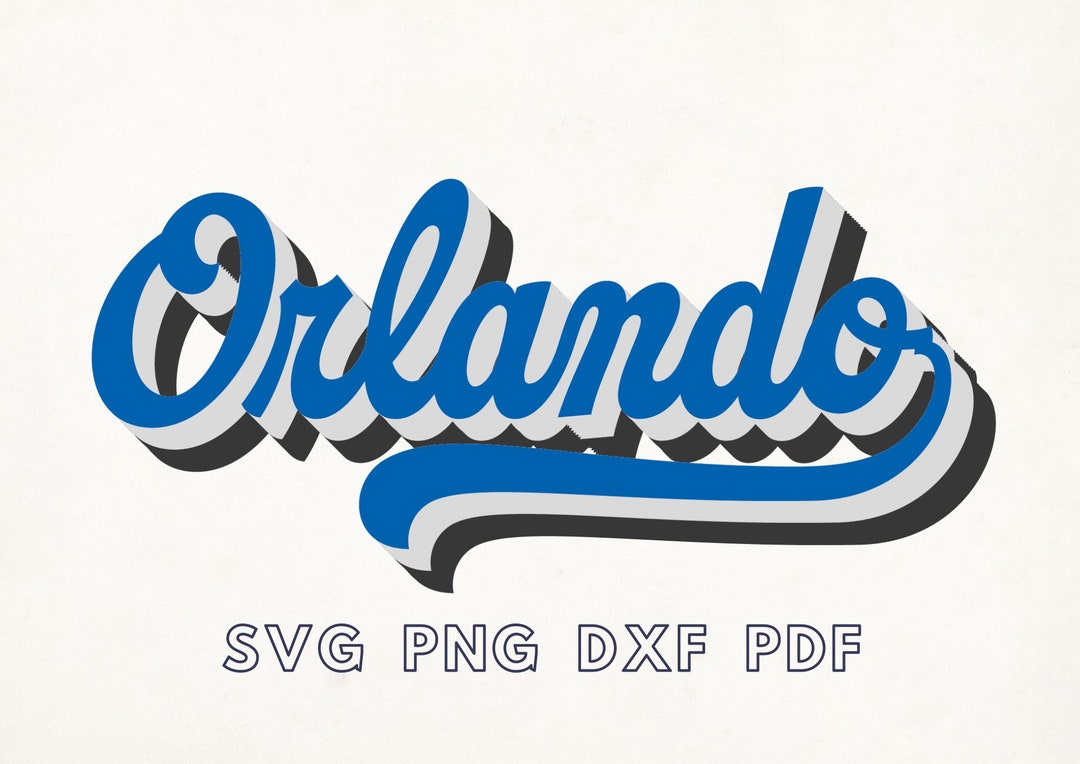 Orlando Svg, Retro Orlando Tshirt Svg, Orlando Stencil, Orlando Gifts ...