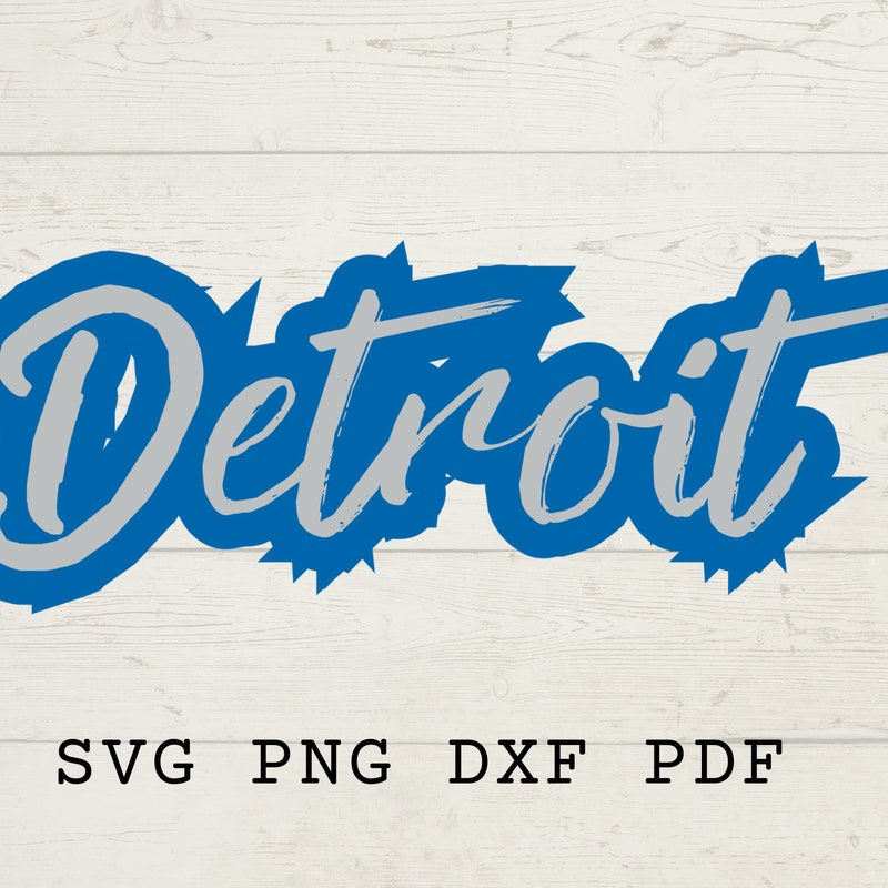Detroit Lions Font - Etsy