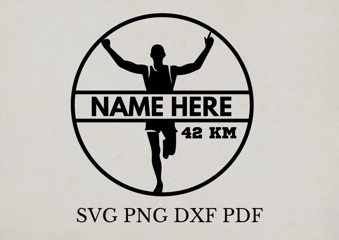 Marathon Athlete Svg, Athletics Svg, Running Svg, Ornament Svg, Laser ...