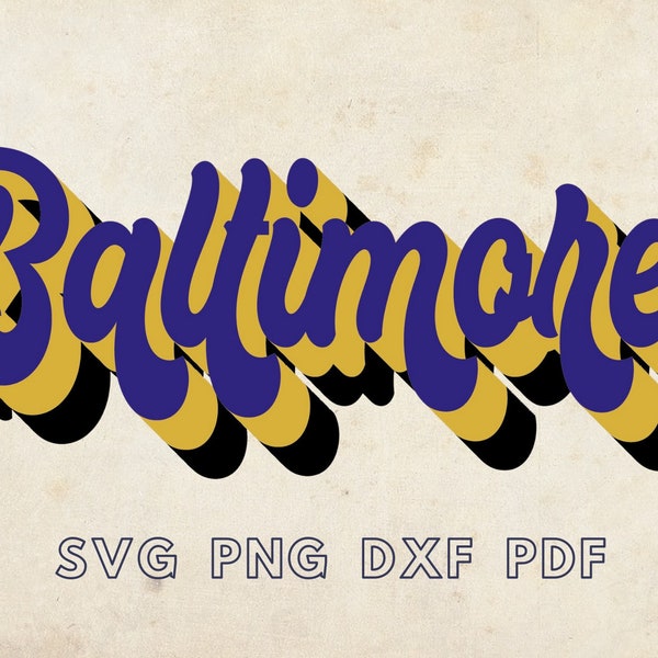 Baltimore Ravens Font - Etsy