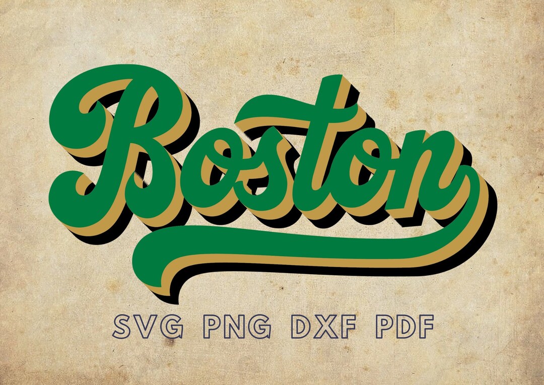Boston Svg, Boston Stencil, Boston Template, Boston Sublimate, Design ...