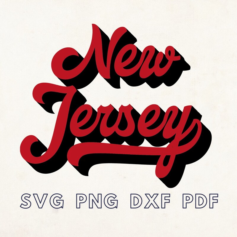 New Jersey Svg - Etsy