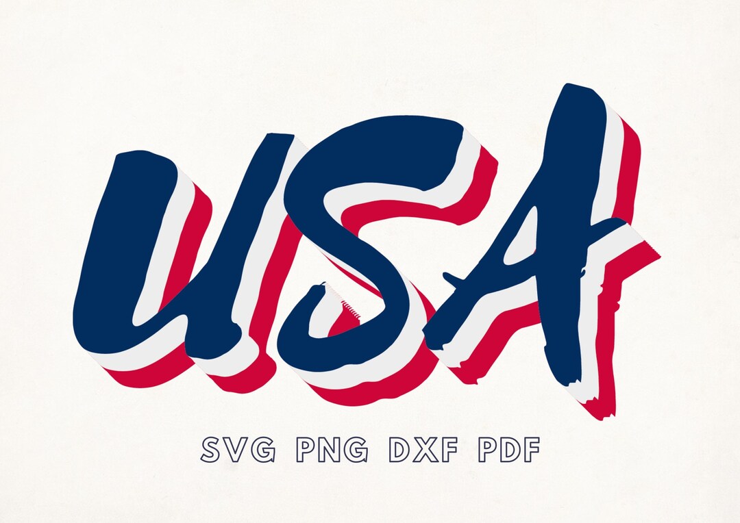 USA Svg, Retro USA Svg, United States of America Stencil, United States ...
