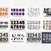Numbers Svg Bundle, Numbers Png, Number Sublimation, Birthday Number ...