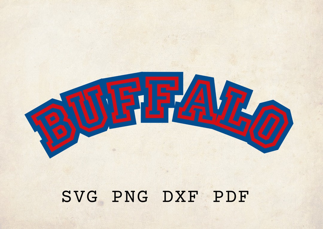 Buffalo Svg, Buffalo Png, Varsity Font Svg, Buffalo Template, Buffalo ...