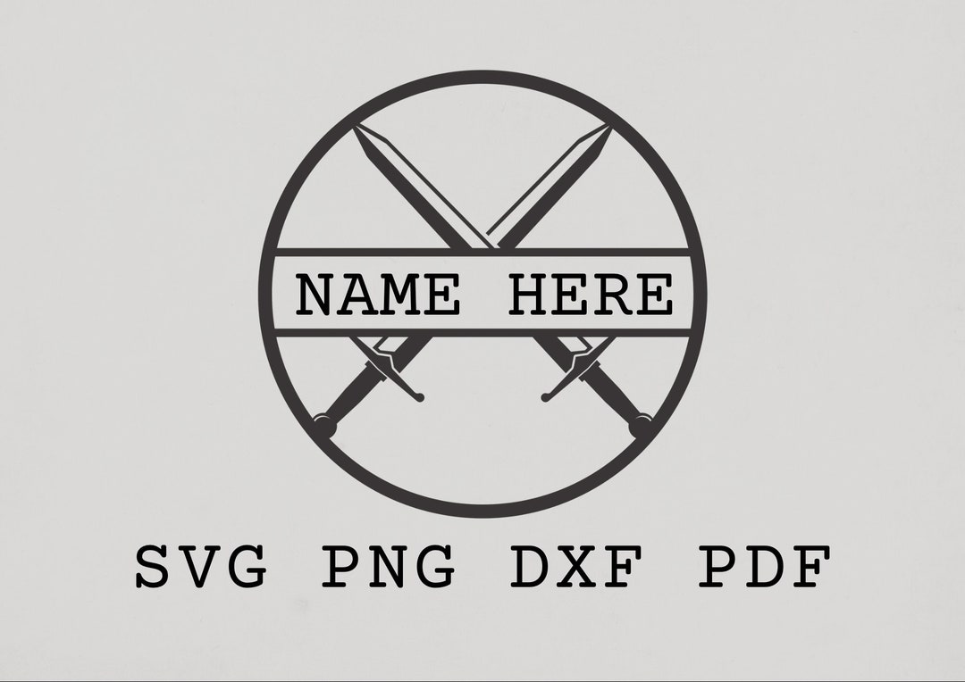 Sword Svg, Sword Template, Sword Stencil, Custom Svg, Ornament Laser ...