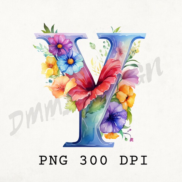 Monogram Letter Y - Etsy