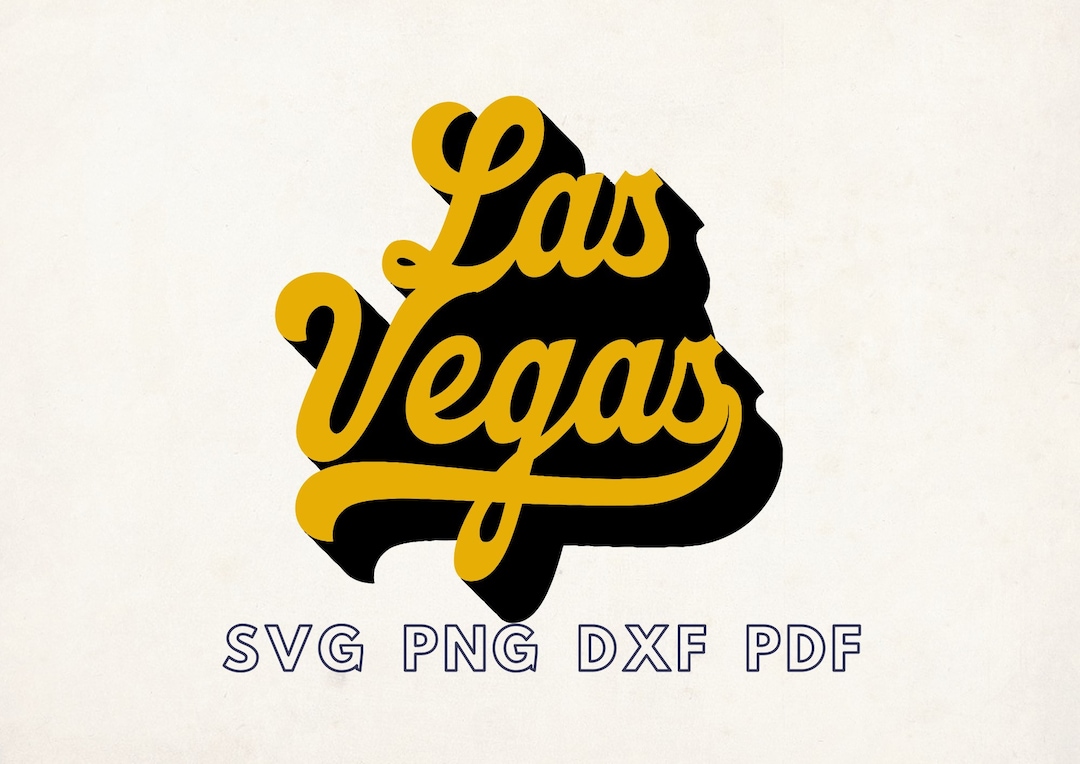 Las Vegas Svg Retro Las Vegas Las Vegas Stencil Las Vegas - Etsy
