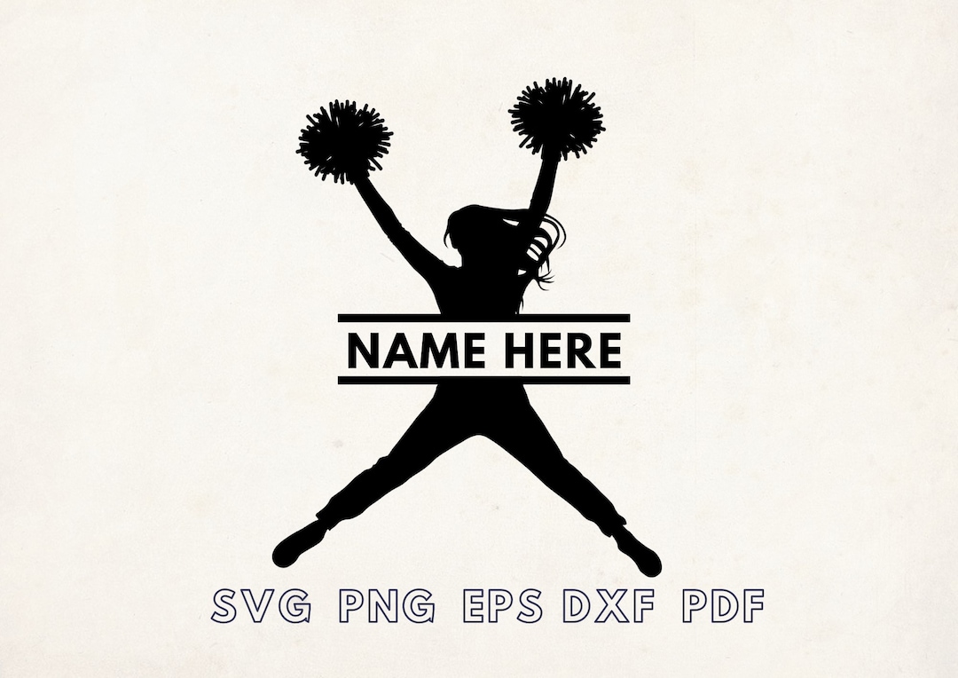 Cheer Svg, Christmas Ornament Svg, Laser Cut File, Cheerleader Template ...
