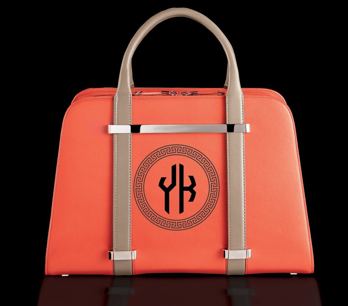 Circle Monogram Svg 2 Letter Monogram Svg Monogram With - Etsy