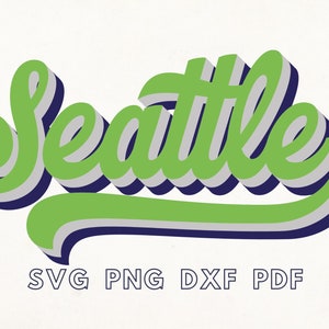 Seattle Svg Seattle Stencil Seattle Gifts Seattle Template - Etsy