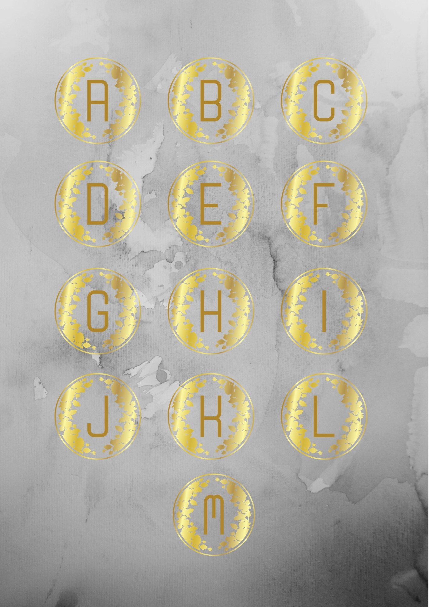 Circle Monogram Svg Round Monogram Svg Monogram With Frame - Etsy