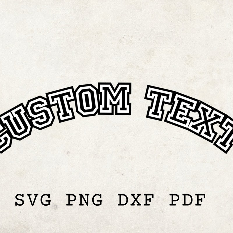 Text Svg Curve - Etsy