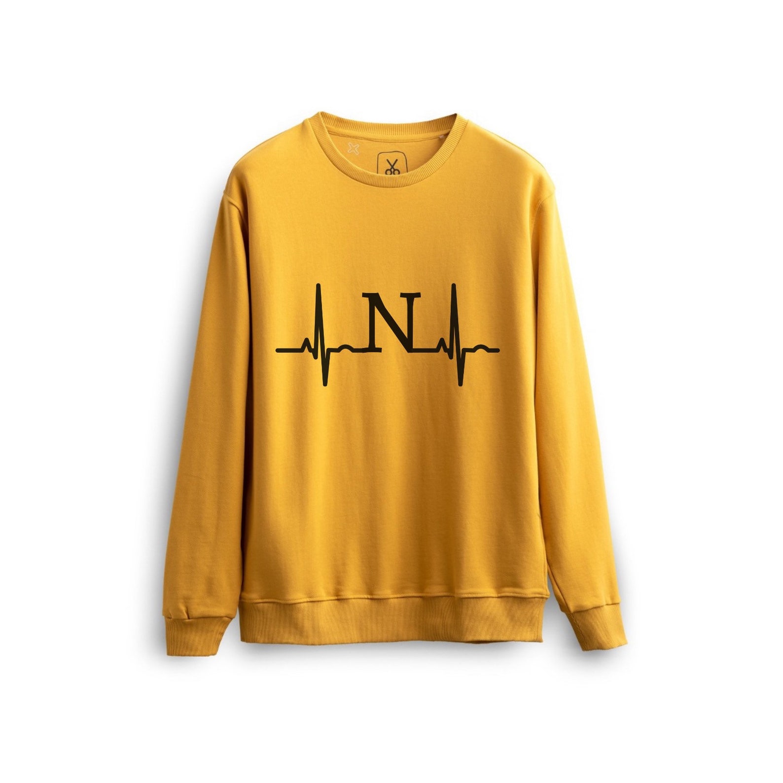 Monogram Svg Heartbeat Svg Ekg Svg Initial Template - Etsy