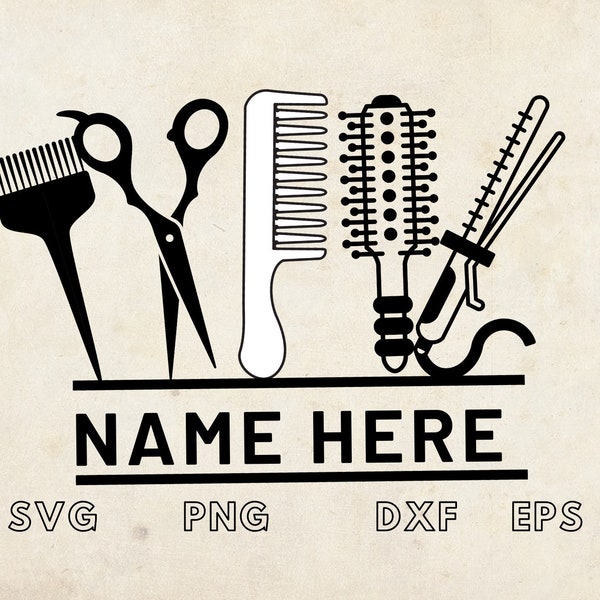 Hair Design Stencil - Etsy