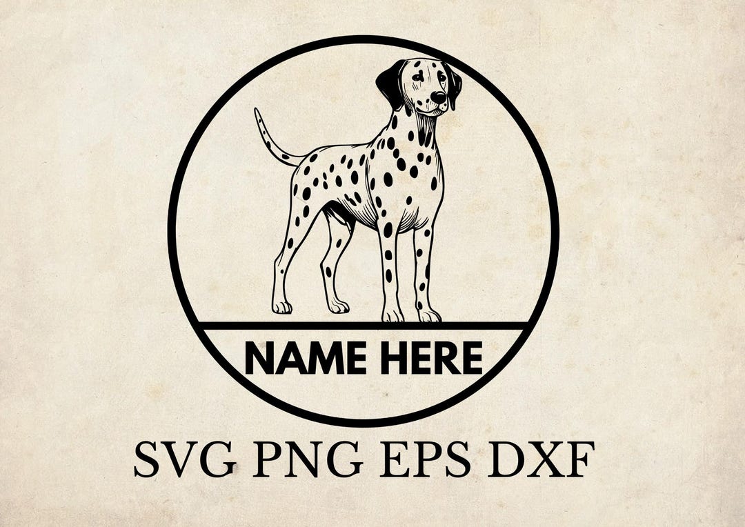 Dalmatian Svg, Template, Dog Face Stencil, Custom Svg, Laser Cut File ...