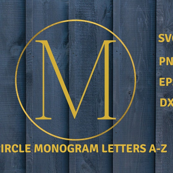 Modern Monogram - Etsy