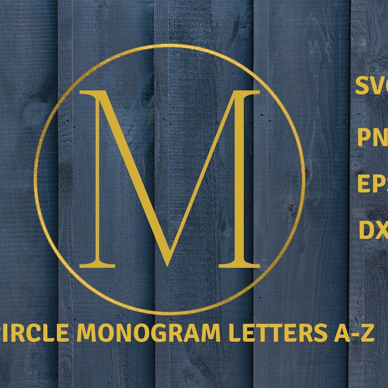 Monogram Letters - Etsy