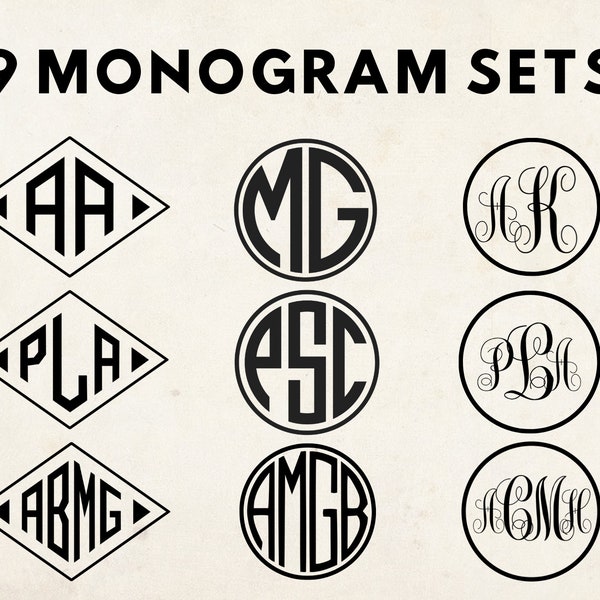 Two Letter Monogram - Etsy