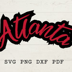 Atlanta Svg, Atlanta Png, Atlanta Sublimation, Atlanta Design Tshirt ...
