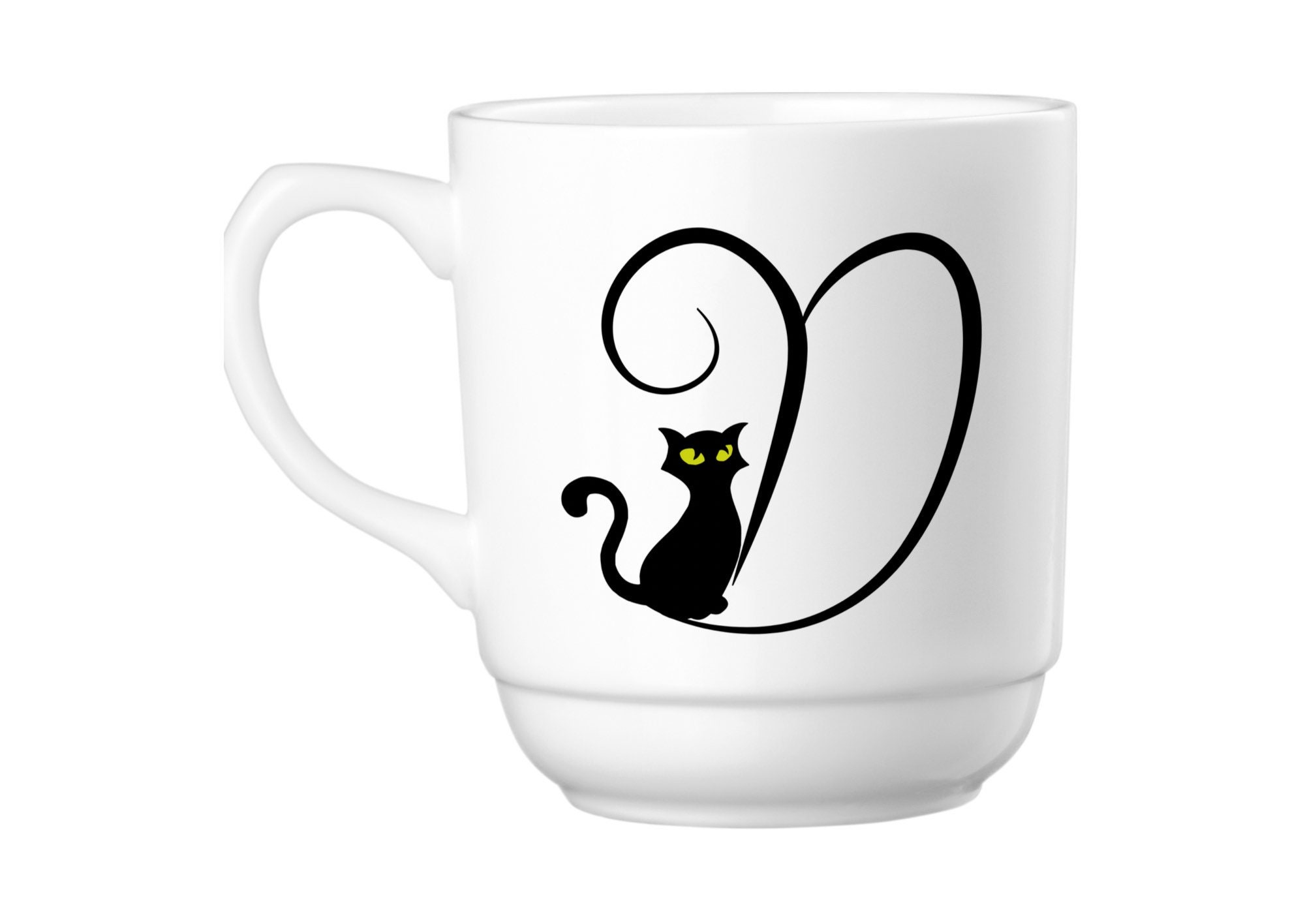 Monogram With Cat Svg Initials With Cat Svg Letters With | Etsy