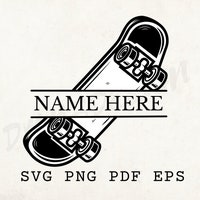 Skateboard Svg Png Bundle Cricut Skateboarder Skateboarding Svg Png Eps ...
