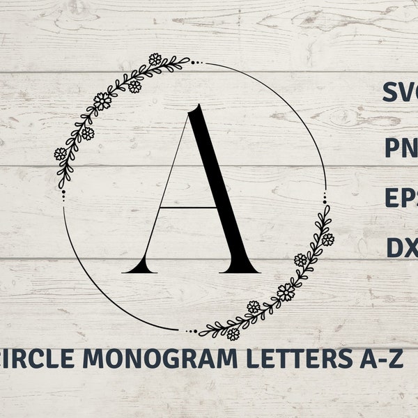 Monogram Printable - Etsy
