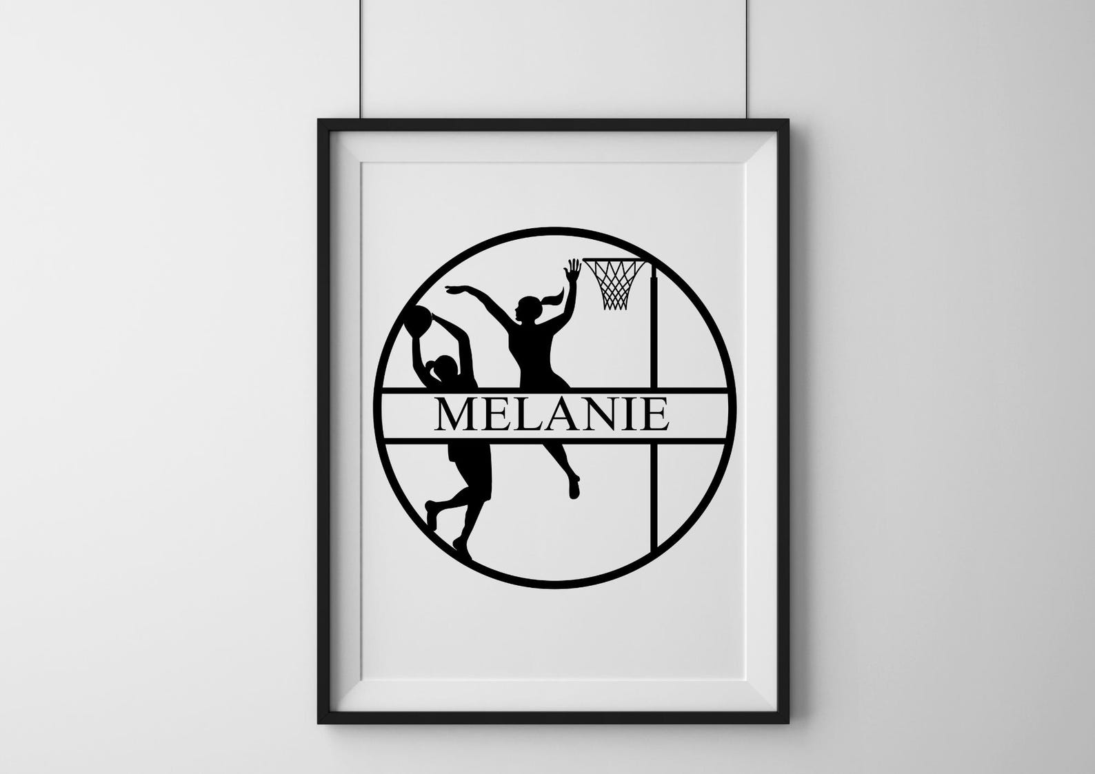 Netball Svg, Ornament Svg, Laser Cut File, Netball Template Svg, Sport ...