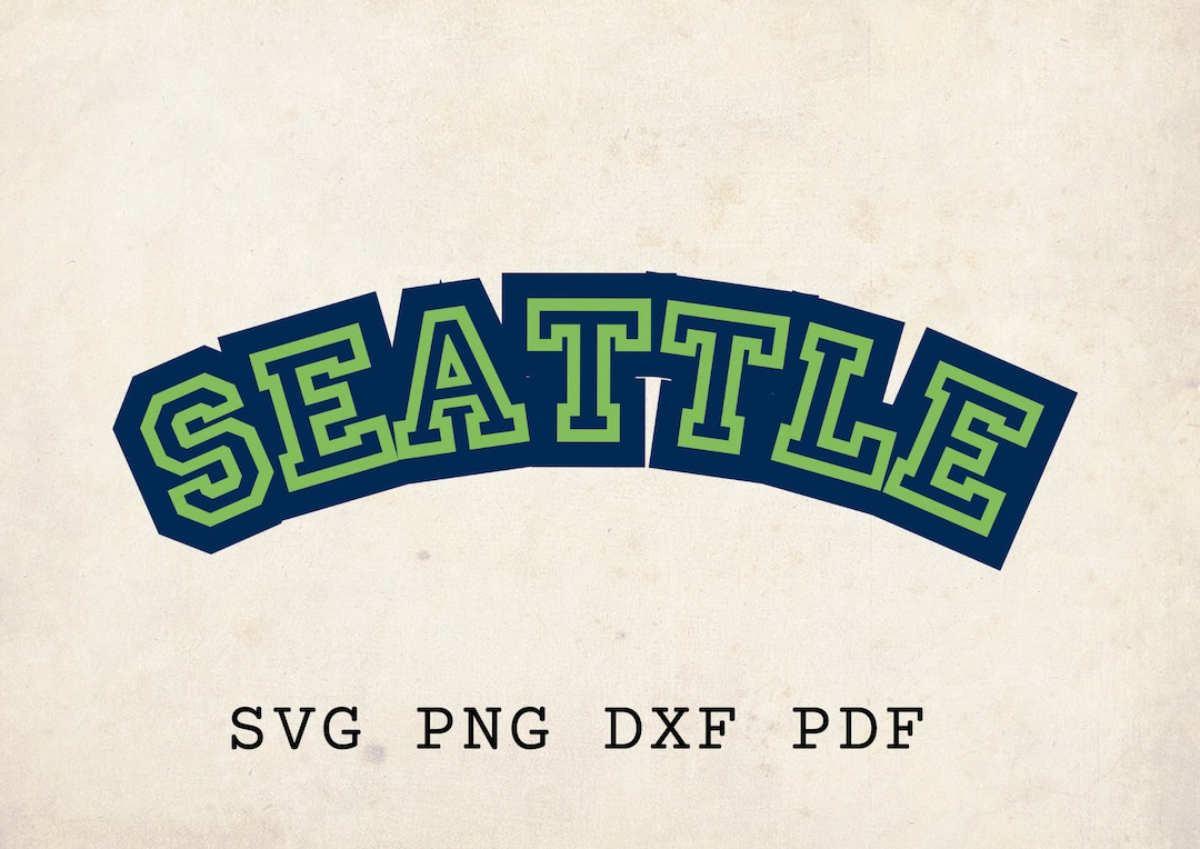 Seattle Svg, Retro Seattle, Seattle Stencil, Seattle Gifts, DIY ...