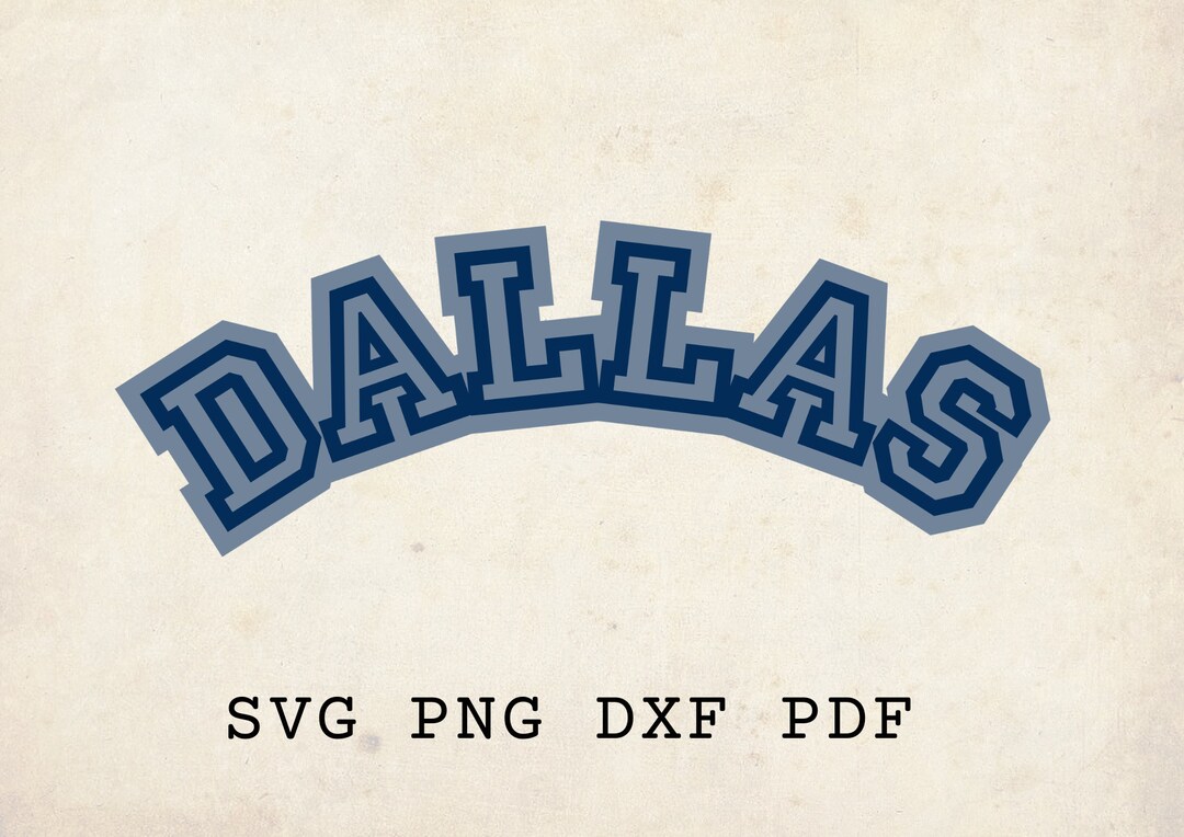Dallas Svg, Retro Font Svg, Dallas Template, Dallas Stencil, Dallas ...