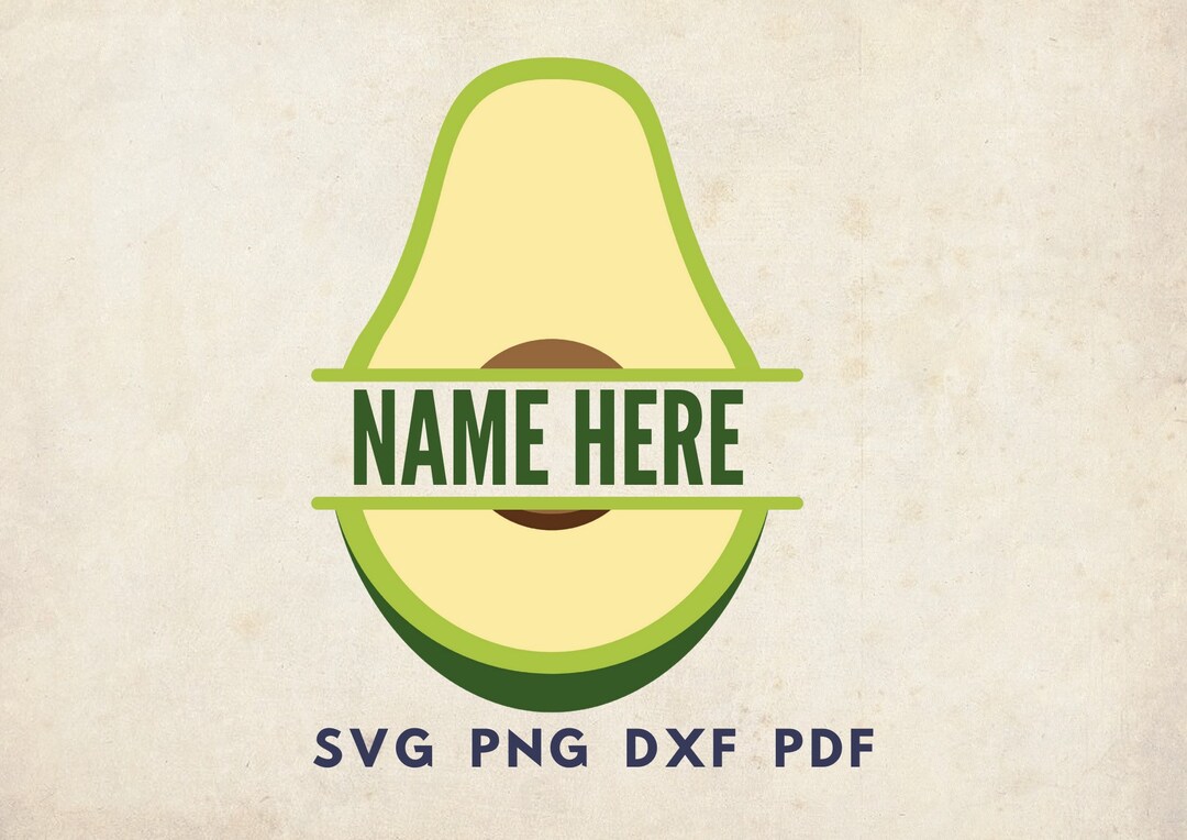 Split Avocado Svg, Christmas Ornament Svg, Laser Cut File, Avocado ...