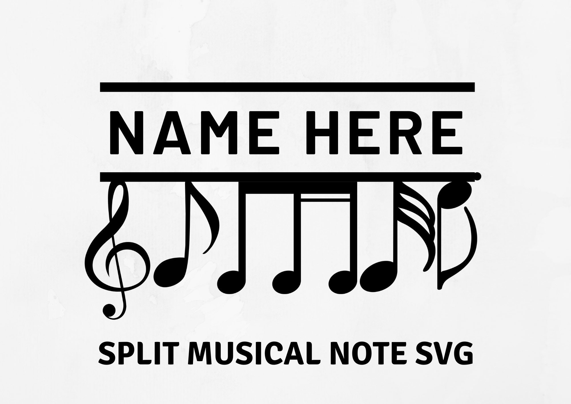 Split Musical Note Svg Note Svg Musical Note Template - Etsy Australia