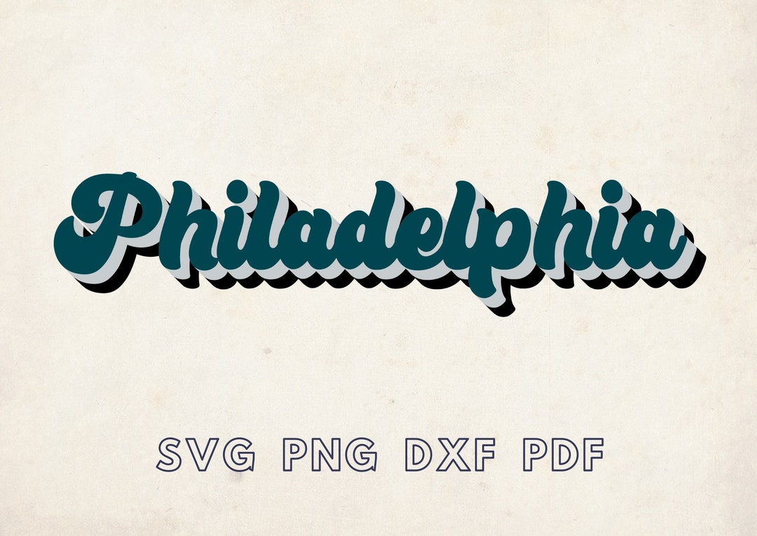 Retro Philadelphia Svg, Philadelphia Tshirt Svg, Football Svg, Phila ...