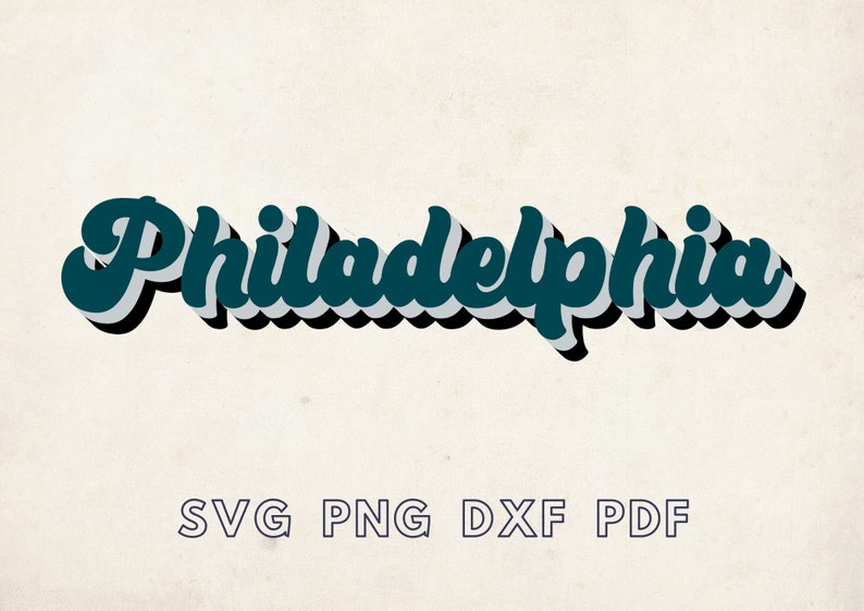 Retro Philadelphia Svg Philadelphia Tshirt Svg Football Svg - Etsy