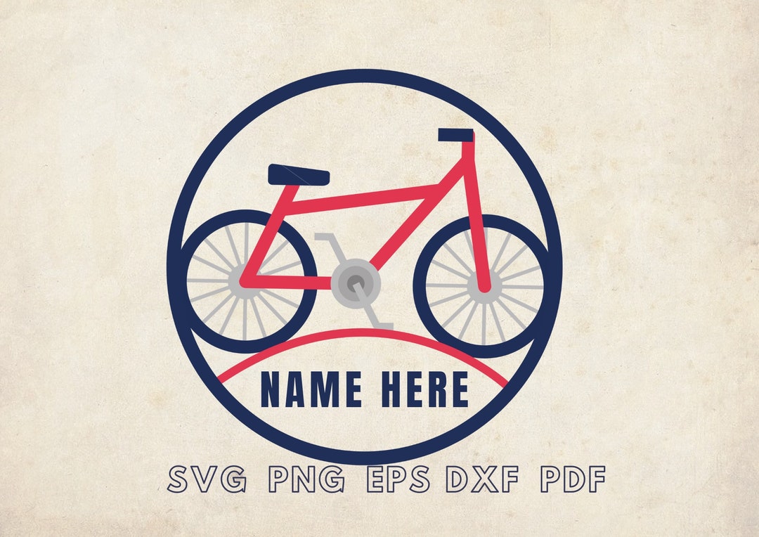 Bicycle With Frame Svg, Ornament Svg, Laser Cut File, Bicycle Template ...