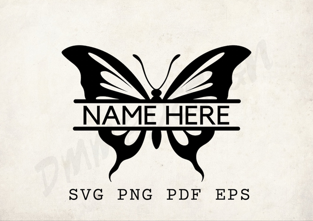 Split Butterfly Svg, Butterfly Wall Art Decor, Laser Cut File ...