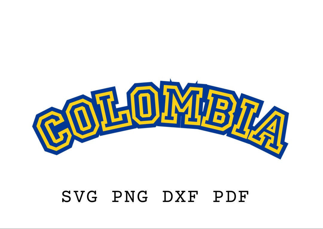 Colombia Svg, Colombia Tshirt Svg, Colombia Stencil, Colombia Gifts ...