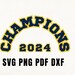 Champions Svg, Champions Png, Sport Font Svg, Champions Template ...