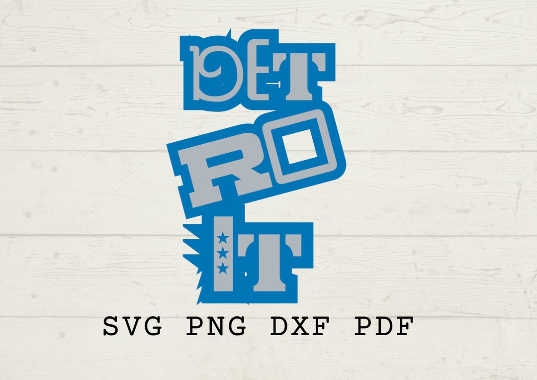 Detroit Svg, Detroit Wall Art , Detroit Stencil, Detroit Gifts, Detroit ...