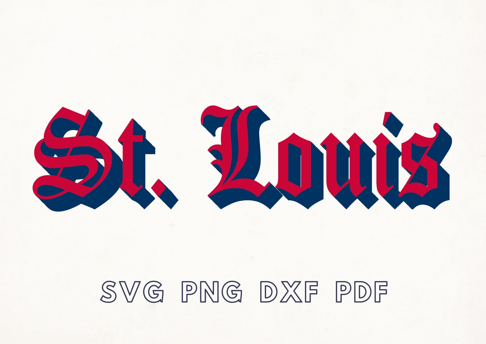 Buy St. Louis Svg St. Louis Png Retro Font Svg St. Louis Online in ...
