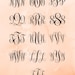 Script Font Monogram Svg Monogram Alphabet Svg (Download Now) - Etsy