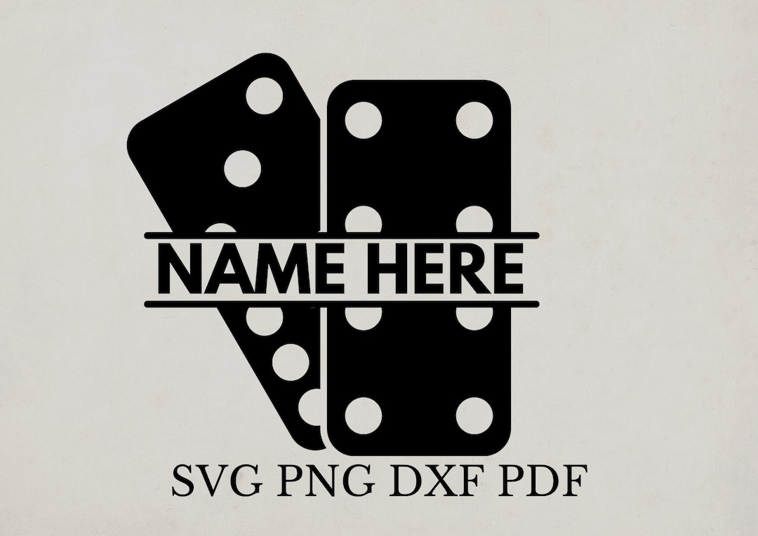 Domino Svg, Ornament Svg, Laser Cut File, Domino Template Svg, Domino ...