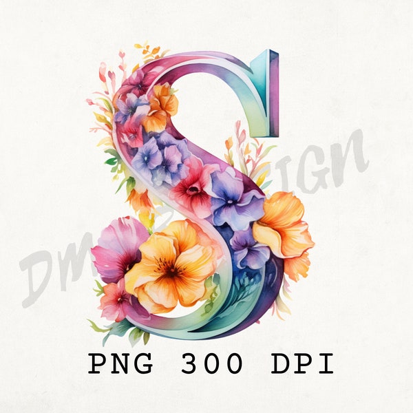 Monogram Letter S - Etsy