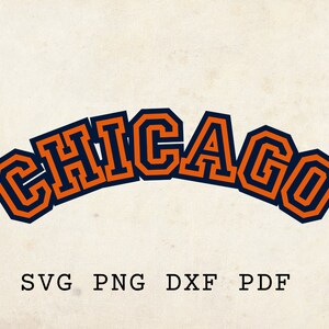 Retro Chicago Svg, Chicago Png, Chicago Sublimation, DIY Chicago Design ...