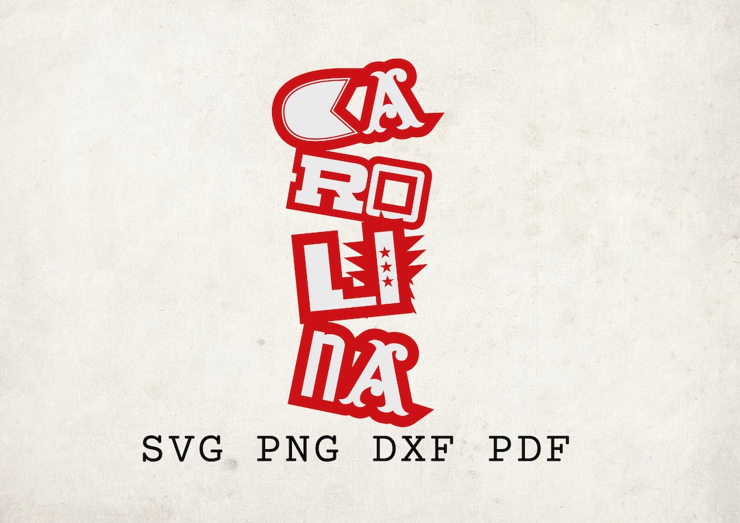 Carolina Svg, Carolina Vector File, Carolina Stencil, Carolina Gifts ...