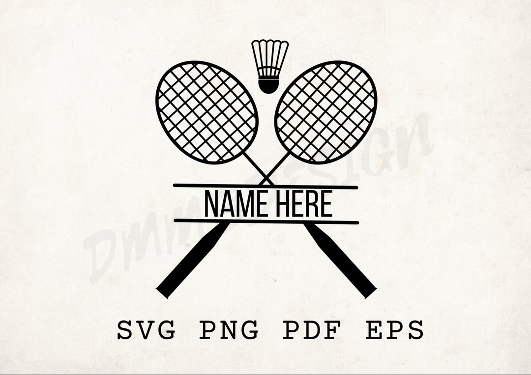 Badminton Svg, Ball Template, Badminton Stencil, Custom Svg, Laser Cut ...