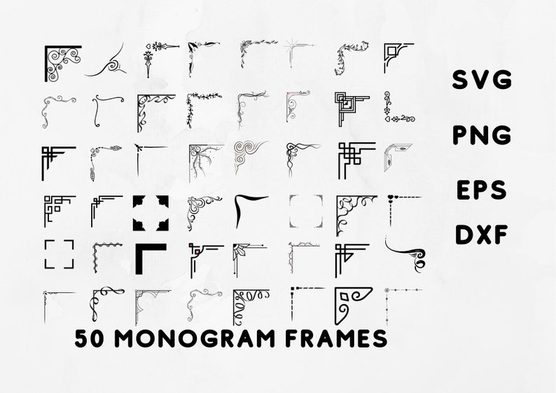 Frame Svg Bundle Frame Template Frame Stencil Frame Cut - Etsy